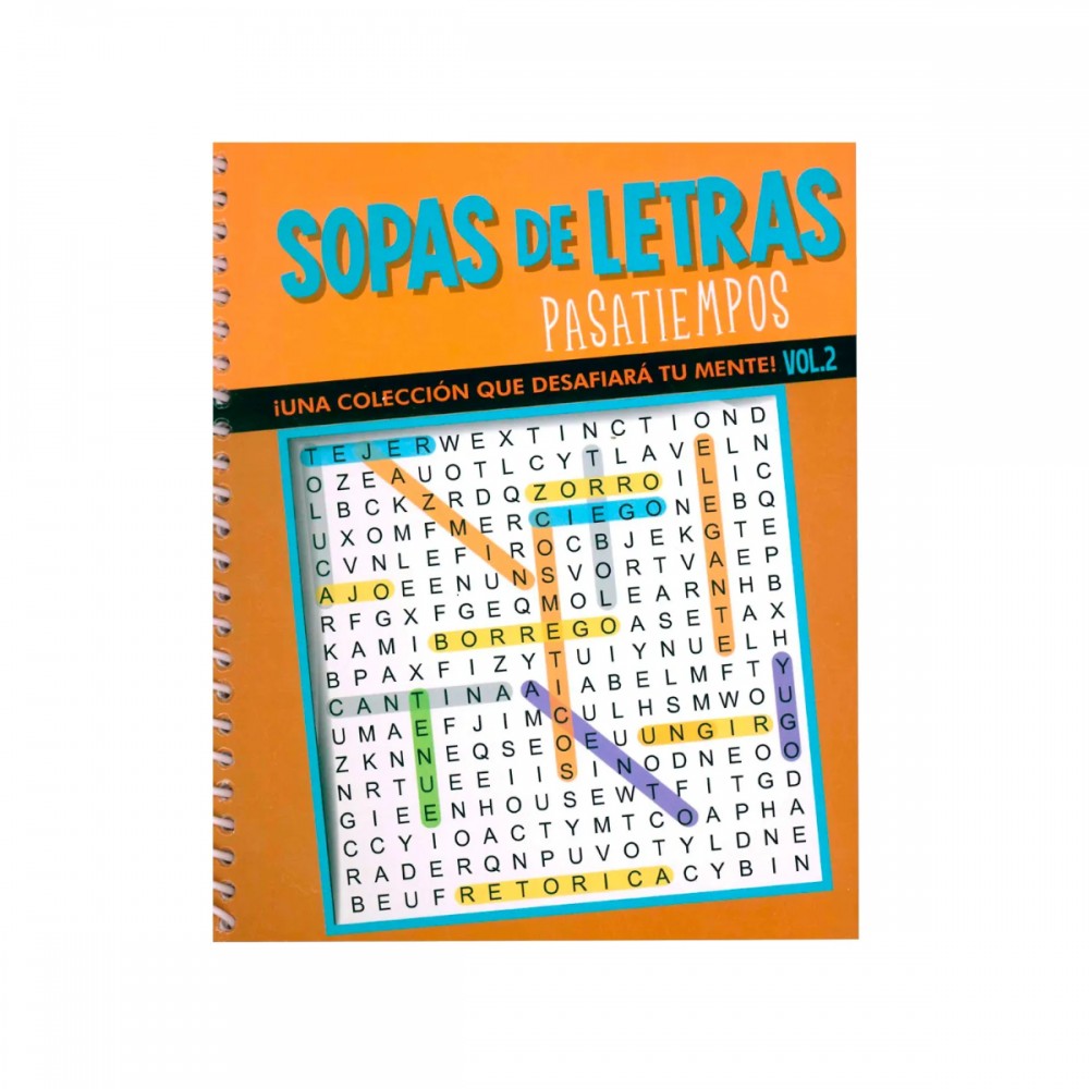 Sopas De Letras Volumen 2 Pasatiempos